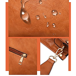 LMKIDS Purses and Handbags PU Leather Hobo Bags for Women Tote Bag Shoulder Bag with Adjustable Shoulder Strap (Cow Color)