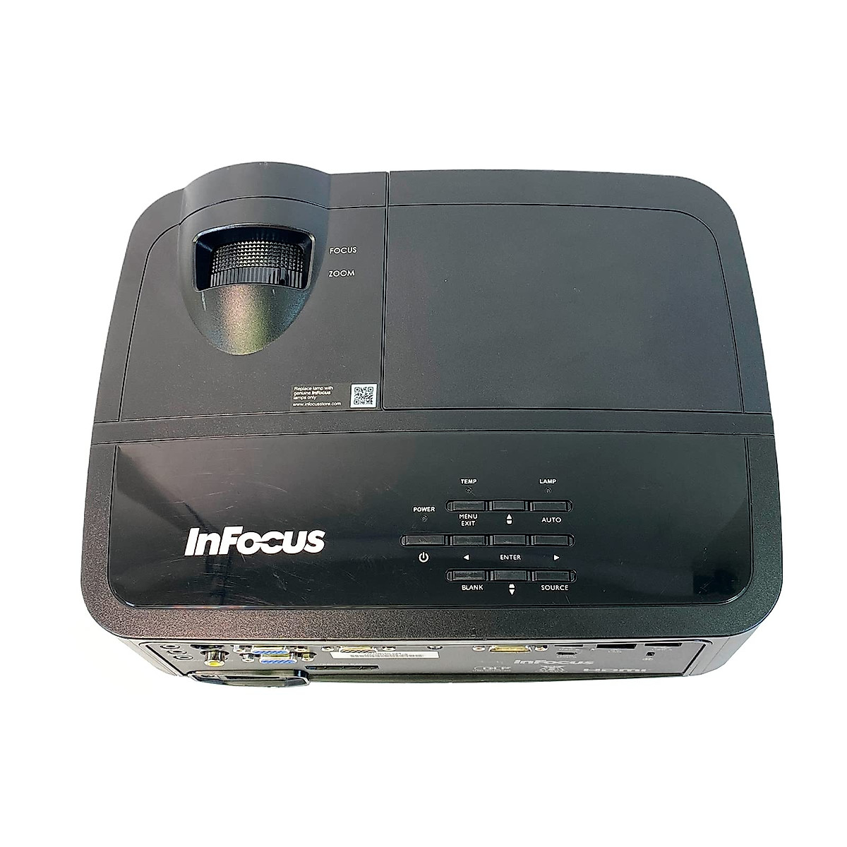 InFocus IN2128HDa 3D Ready DLP Projector, 3500 lm - 1920 x 1080 HD - 15000:1 - HDMI - USB - VGA In - Ethernet - Speaker - Black Color (InfocusIN2128HDa ) by InFocus