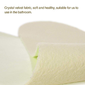 4 Pairs of Soft and Warm Toilet Seat Cover, Can Clean and Reuse Toilet Pads, Suitable for Toilet Rings of Different Shapes, Portable and Easy Installation