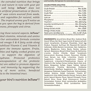 Higgins Intune Canary/Finch Food 2Lb