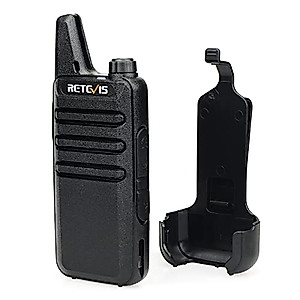 Retevis RT22 2 Way Radios Walkie Talkies,Rechargeable Long Range Two Way Radio,16 CH VOX Small Emergency 2 Pin Earpiece Headset,for School Retail Church Restaurant (Packed in Pairs with 5 Boxes)