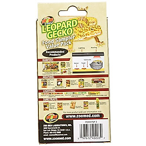Zoo Med Laboratories SZMFSP3 Leopard Gecko Food Sampler