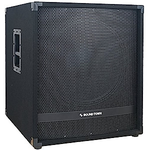 Sound Town METIS Series 2400 Watts 18” Powered Subwoofer with Class-D Amplifier, 4-inch Voice Coil (METIS-18SDPW)