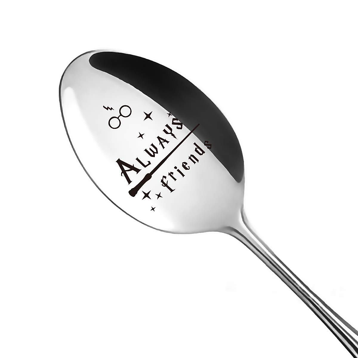 Funny Friendship Gift for Women Men - Funny Coffee Spoon Engraved Stainless Steel for Friend Coffee Lover - Best Tea Spoon Gift for Kids Friends - Perfect Gifts for Birthday/Valentine/Christmas