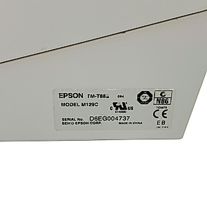 Epson TM-T88III M129C POS Thermal Receipt Ticket Printer USB, Bundle with AC Adapter