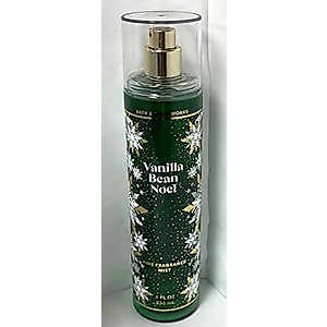 Bath and Body Works Holiday Traditions Vanilla Bean Noel Fine Fragrance Mist, 8.0 Fl Oz