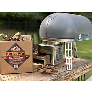 Smoak Firewood Cooking Wood Mini Splits - USDA Certified Kiln Dried (Cherry, 5-6in Tiny Pizza Oven Wood) for Portable Pizza ovens (729 Cubic Inches)