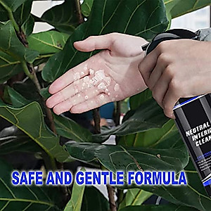 VALINK Total Interior Cleaner and Protectant,Supplies Strong Decontamination Car Interior Ceiling Leather Seat Cleaner Foam