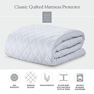 Ella Jayne Classic Quilted Mattress Pad - Queen