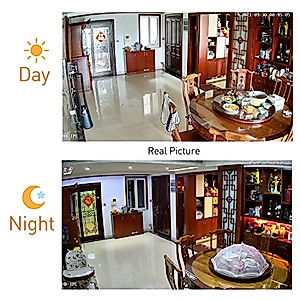 REVODATA 5MP POE IP Camera,UltraHD Mini Security Camera Outdoor, IP65 Waterproof, 10M IR Night Vision, 3.6mm Lens, Motion Detection,Smart Phone/PC App (I704-P)