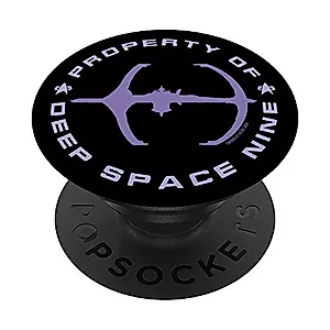 Star Trek Property of DS9 PopSockets Stand for Smartphones and Tablets PopSockets PopGrip: Swappable Grip for Phones & Tablets
