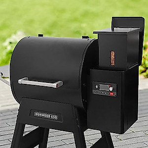 Stanbroil Pellet Hopper Extension for Traeger Ironwood 650/885 Pellet Grills, Grill Accessories for Traeger Pellet Smoker - Black