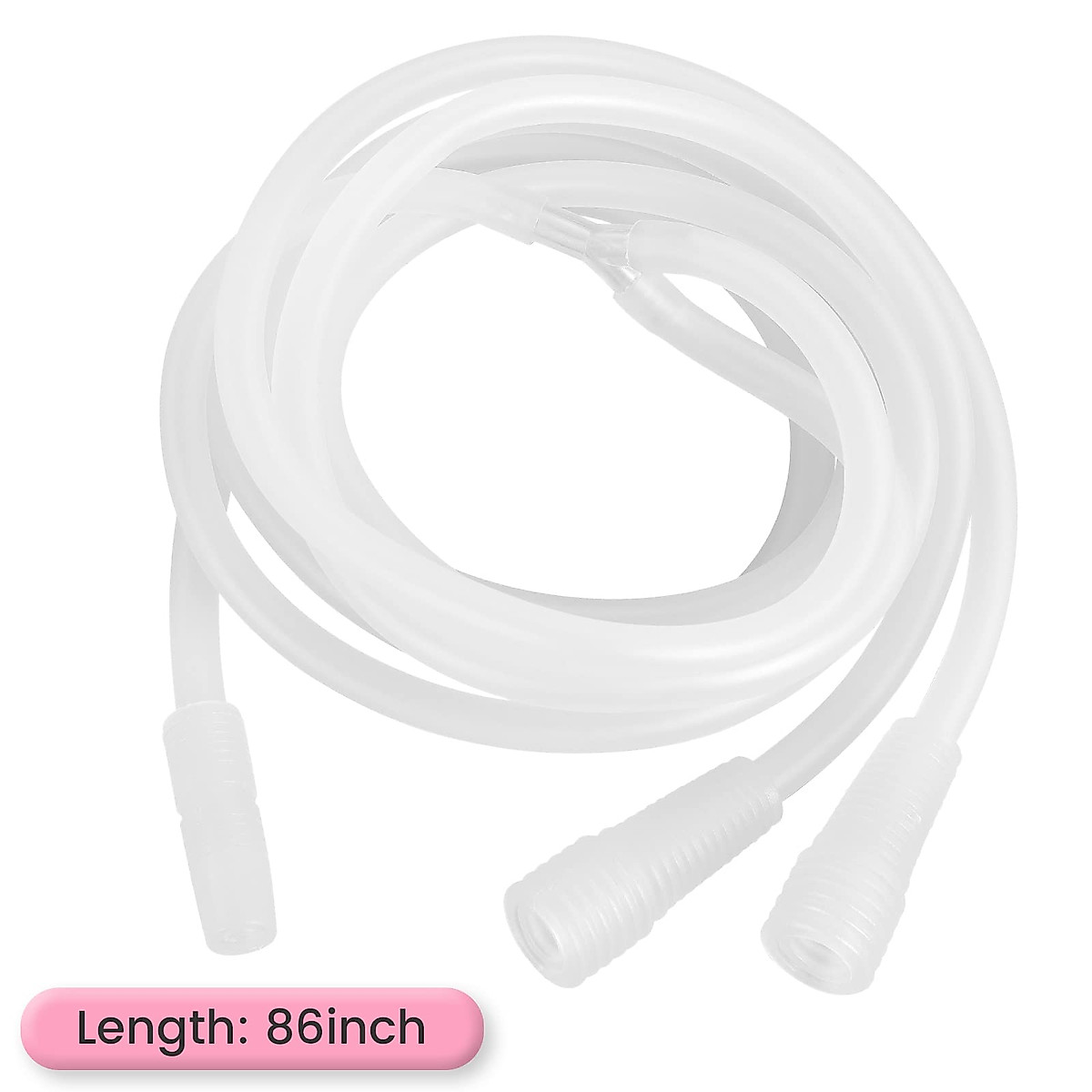 Titoe Buttocks Vacuum Cups 180mL Vacuum Therapy Cupping Machine Accessories Butt Suction Cups with Y-Hose,A Pair