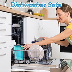 Plastic Food Storage Containers With Lids -4PC Silicone Collapsible BPA Free Lunch Box Airtight Vacuum Seal - Freezer Microwavable Food Containers For Fruit Leftover Food - Rv Organization And Storage