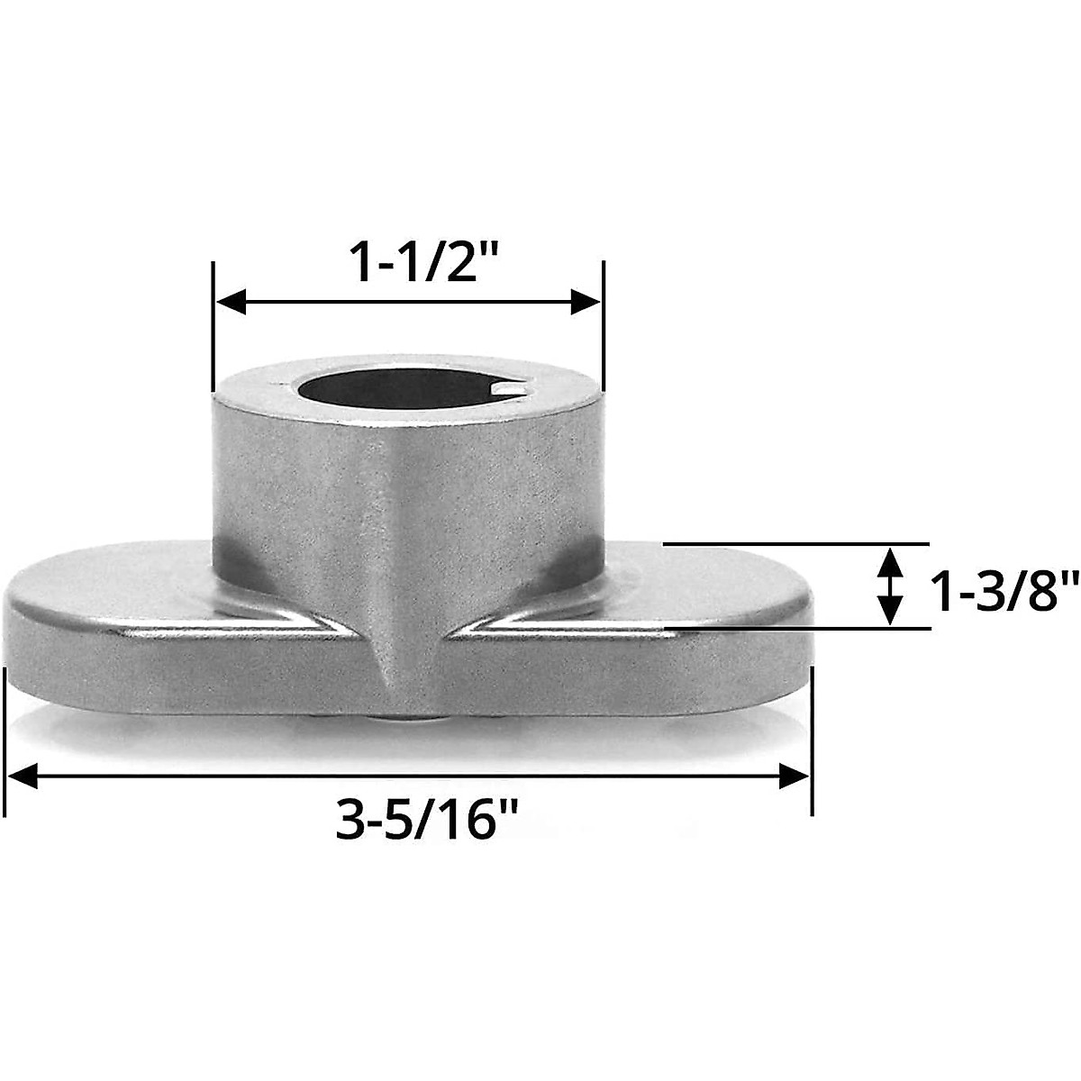 Gpartsden 748-0376E Blade Adapter Kit with One Single Kit 710-1044 for MTD 748-0376 748-0376A 748-0376B 748-0376C 748-0376E Mowers