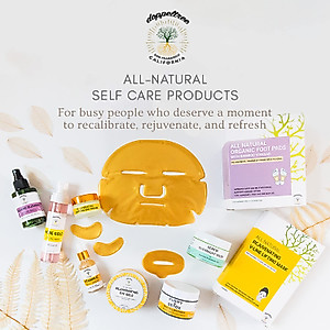 Under Eye Patches & Masks (18 Pairs) - All Natural Anti Aging Treatment for Bags, Puffiness, Wrinkles, & Dark Circles - 24K Gold, Collagen, Hyaluronic Acid, Hydrogel - Formulated in San Francisco