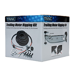 Trac Dynamics Trac Outdoors Trolling Motor Rigging Kit - For All Boats to Power Up to 36v Trolling Motors, Winches, and Any Other 12v, 24v or 36v Device Up to 60 Amps (69440), Black