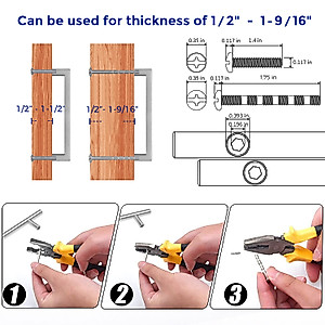 Ravinte 30 Pack Solid 5 Inch Center to Center Slim Square Bar Drawer Handles Kitchen Cabinet Handles Brushed Nickel Drawer Pulls Kitchen Cabinet Hardware Kitchen Handles Cabinet Pulls