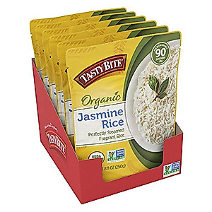 Tasty Bite Jasmine Rice, Microwaveable Cooked Rice, 8.8 Ounce (Pack of 6)