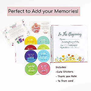Unconditional ROSIE Pregnancy Journal & Baby Memory Book with Stickers - Planner for First Time Moms - 2022