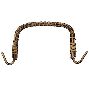 Ruiwaer Rattan Metal Teapot Handle Tea Accessories Supplies for Ceramic Pot, Pottery Tea Pots, Japanese Wired Teapot, Dark Brown