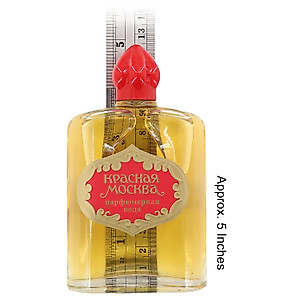 CYOIDAI XPIWHTOW Krasnaya Moskva Red Moscow Perfume Water Glass Bottled by Novaya Zarya US Imported Seller Novya Zarya - Screw Cap - 100ml - 3.38 fl oz - Best Gift for Her