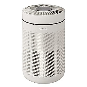 CUCKOO Air Purifier with H13 True HEPA Filter & Air Quality Indicator, For Large Rooms up to 1,108 Sq. Ft., Cleaner Odor Eliminators, Ozone Free, Remove 99.97% Dust Smoke Mold Pollen, CAC-AB0610FI