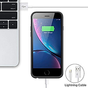 Battery Case for iPhone 6s Plus/6 Plus/7 Plus/8 Plus,8500mAh Portable Charging Case External Battery Pack for iPhone 6s Plus/6 Plus/7 Plus/8 Plus Rechargeable Charger Case Backup Power Bank(5.5 inch)