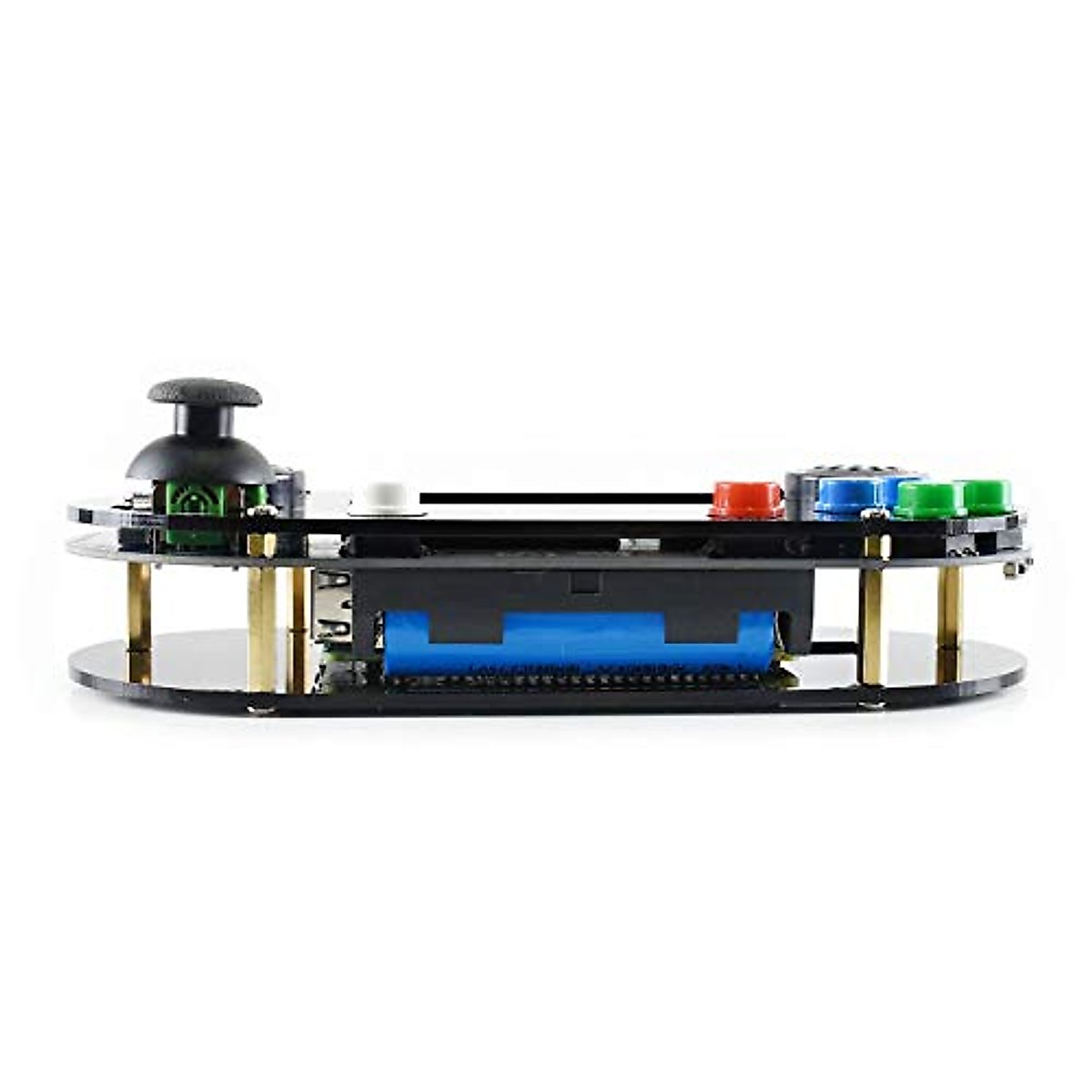 Waveshare Game HAT Compatible with Raspberry Pi 4B/A+/B+/2B/3B/3B+/Zero W/Zero WH 3.5inch IPS Screen 480×320 Resolution Onboard Speaker and Earphone Jack