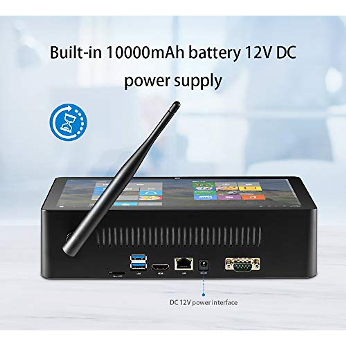 FCHJJ Pipo X10S Mini PC 10.1 inch IPS1920*1280 Intel Celeron J4105 Quad Core 6G RAM 64G ROM Tablet PC BT WiFi RS232 4*USB 3.0 POE