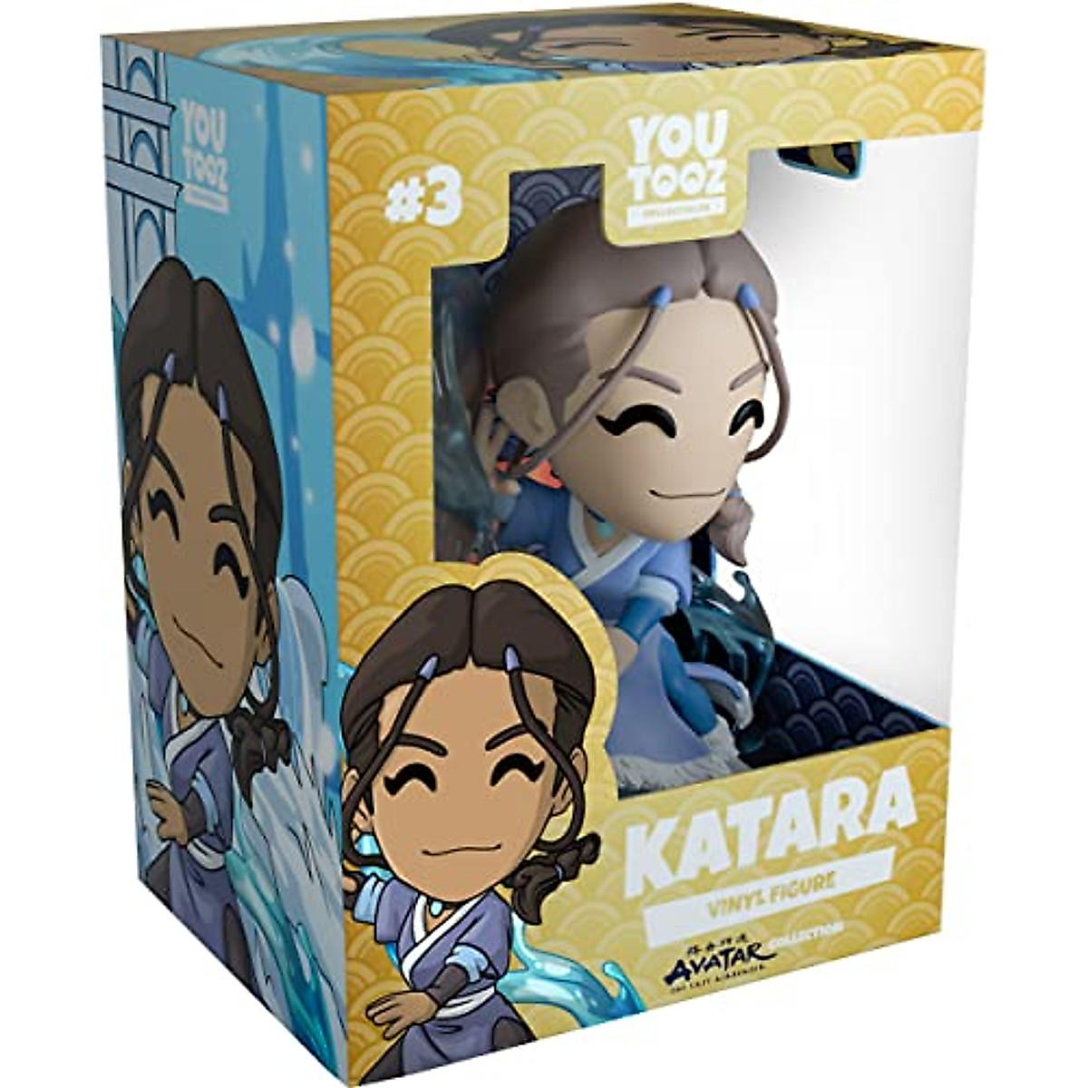 YouToooz Katara Vinyl Figure, Blue, Grey, 4.1 in