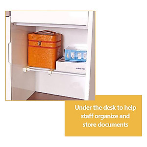 BEMAXYE School Locker Shelf Organizer - Adjustable Separator Shelves Tension Storage Rack for Students, Office Workers, Fits Lockers from 11.8" to 15.7" W (14.2 wide)