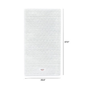 Babyletto Pure Core Mini Crib Mattress, Hybrid Waterproof Cover, Lightweight, Greenguard Gold Certified