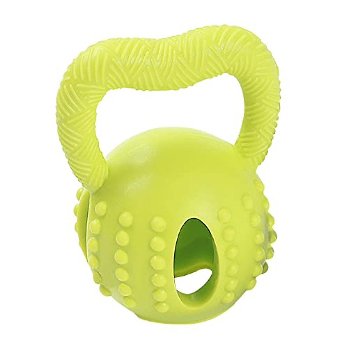Dog Rope Toys for Aggressive Chewers Square Ring Interactive TPR Chew Toy with Cheese for Dogs Teeth Cleaning and Puzzle Solving Dog Toys (Green, One Size)