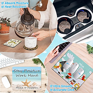 modacraft 82 PCS Sublimation Blanks Products Set, DIY Sublimation Starter Kit with 20 Car Coasters, 12 Keychains, 8 Earrings, 4 Mouse Pads, 3 Pillow Covers, 3 Puzzles