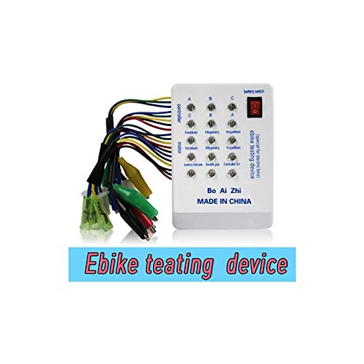 AOUTLE 24V/36V/48V/60V/72V Brushless MotorTester, Electric Car Tester, E-Bike Tester Controller, Brushless Motor Device Tester Controller