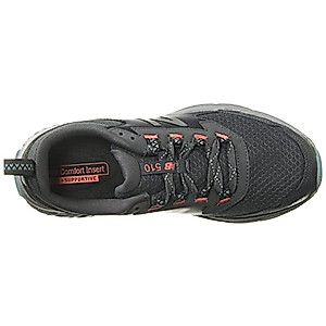 New Balance Women's 510 V5 Trail Running Shoe, Gunmetal/Wax Blue/Wax Blue, 8.5