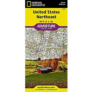 United States, Northeast Map (National Geographic Adventure Map, 3127)