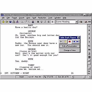 Write Brothers Movie Magic Screenwriter (PC & Mac)