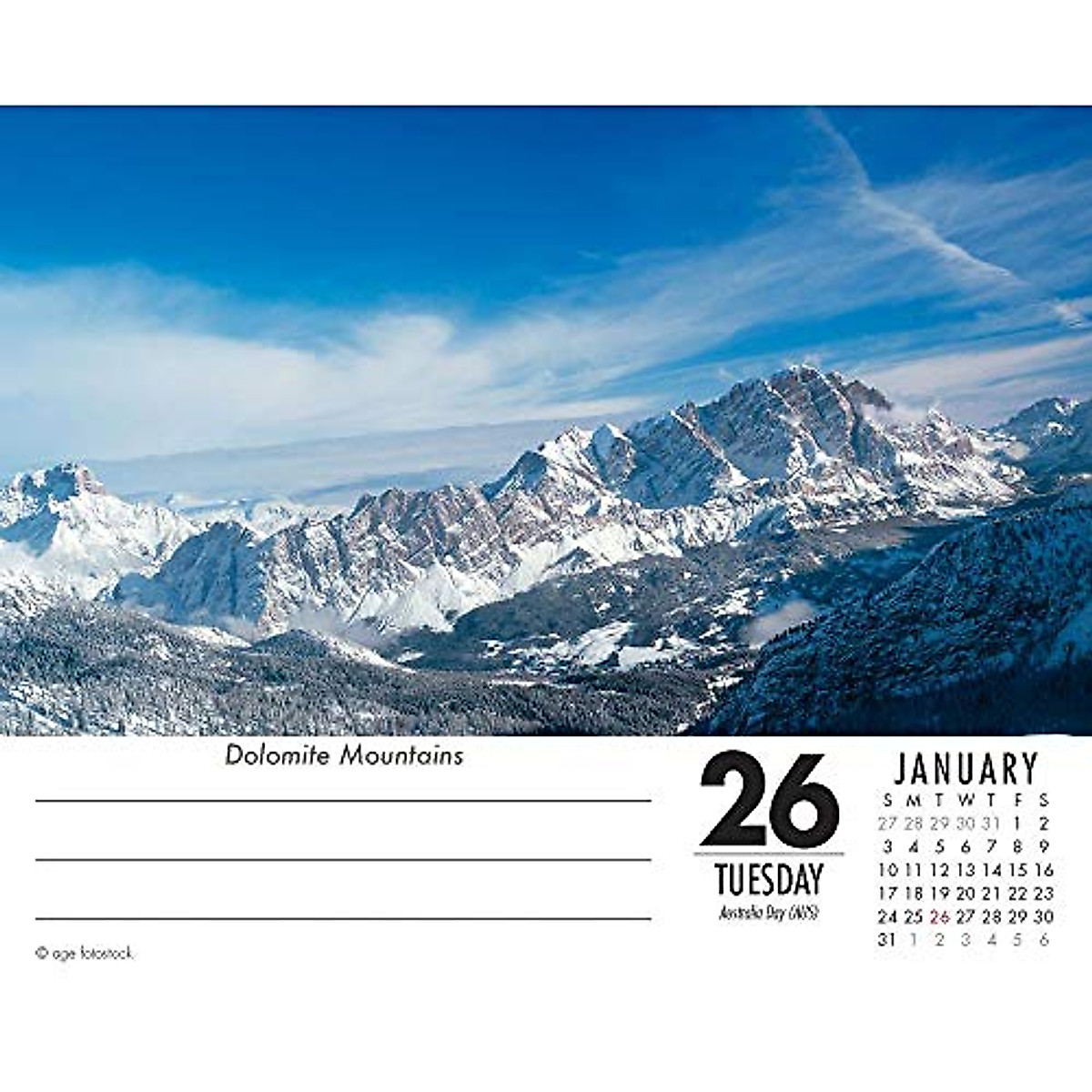 Italy 2021 Box Calendar