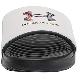 Under Armour Men's Ansa Graphic Logo, Black (001)/White, 9 M US