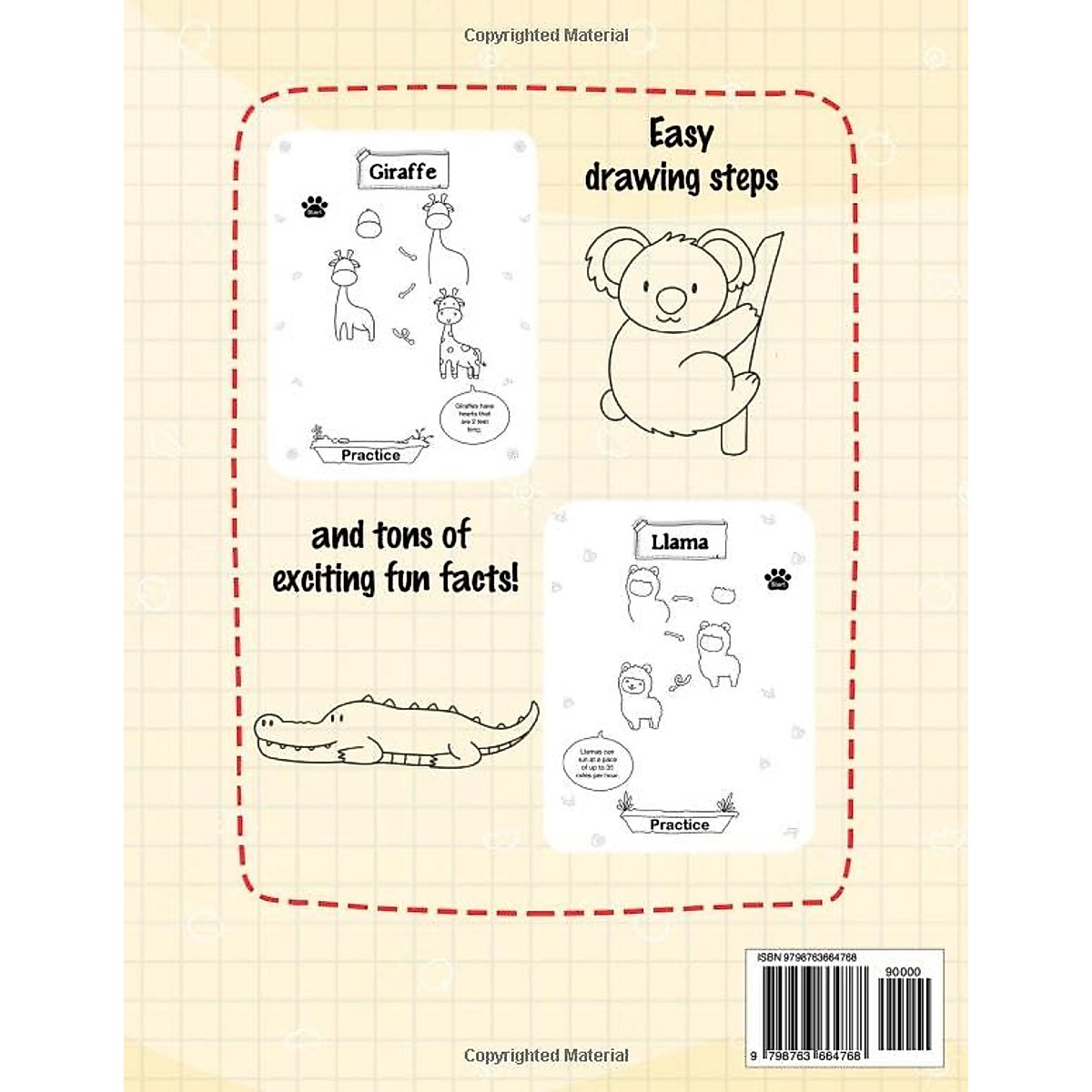How To Draw Animals For Kids: Simple And Easy Drawing Book To Learn How To Draw Dog Cat Lion Elephant Dolphine and More Step By Step For Kids