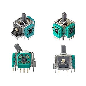 4PCs Replacement Analog Joystick for Xbox One Controller – ElecGear Repair Parts 3D Thumb stick Wireless Controller Rocker with T6 T8 Screwdriver Tool Kit for Xbox One, One S, One X and Elite