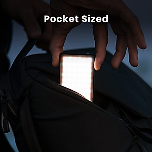 Lume Cube Bicolor Panel Mini LED Light for Professional DSLR Cameras | Adjustable on camera mount, LCD Display | Photo and Video Lighting, Long Battery Life | Fits Sony, Nikon, Canon, Fuji & Panasonic