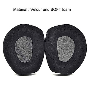 Velour Earpad Repair Parts Suit Replacement Ear Pads Compatible with Sennheiser HDR RS165,RS175 RF Wireless Headphone …