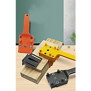 Beeiee Kit Self Centering Dowelling Wood Dowel Hole Drilling Guide, Self Centering Dowelling Jig