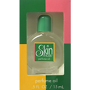 Parfums De Coeur SKIN MUSK (Original Long Lasting Formula) Perfume Oil by Parfums de Coeur (formerly by Bonne Bell), 0.50 fl oz