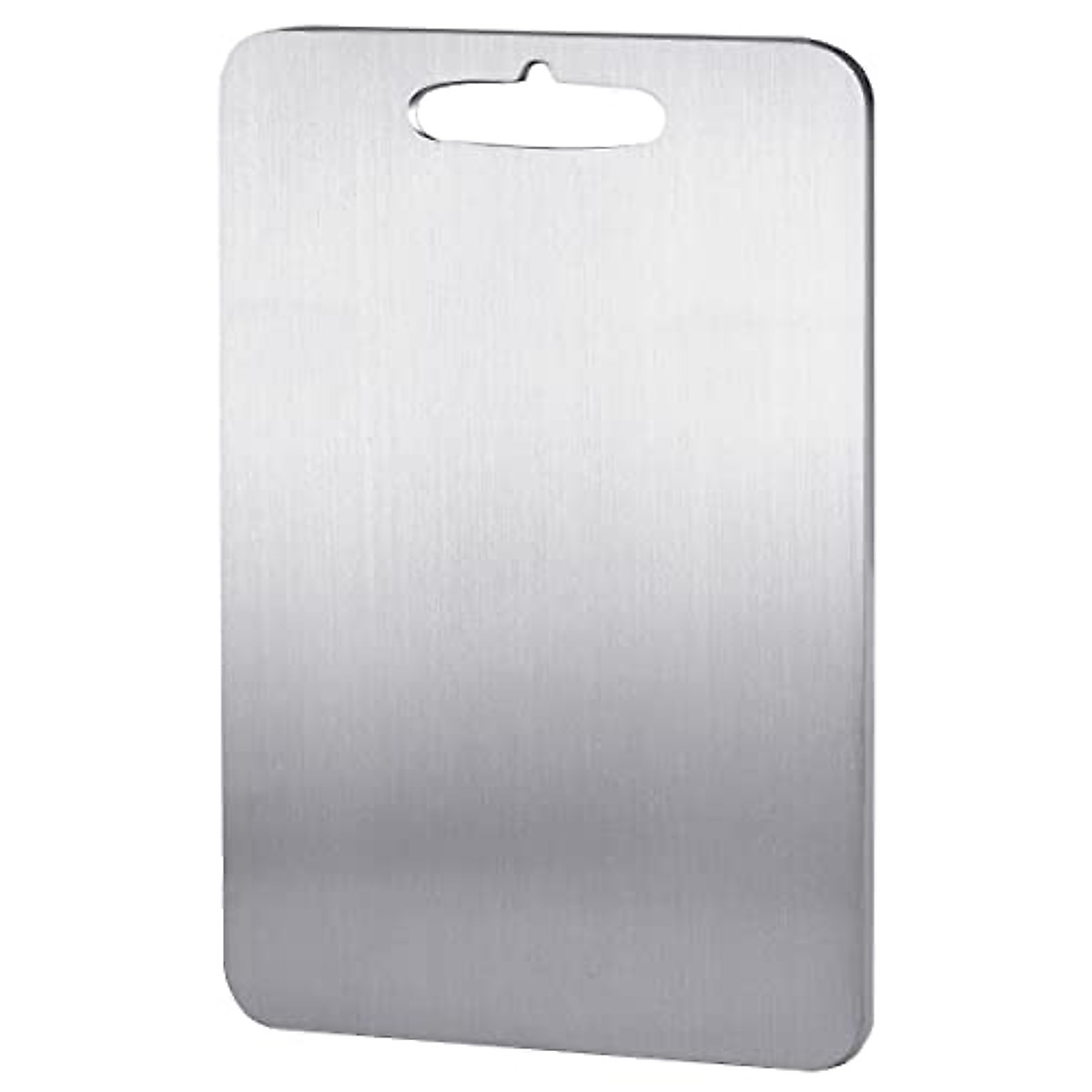 YEAVS Stainless Steel Cutting Board for Kitchen Heavy Duty Chopping Board(Medium, 11.4"L x 7.9" W)