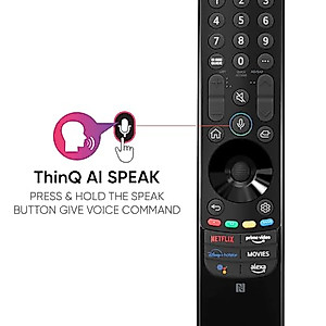 LG Magic Remote w/Magic Tap (NFC) MR22GN, 2022