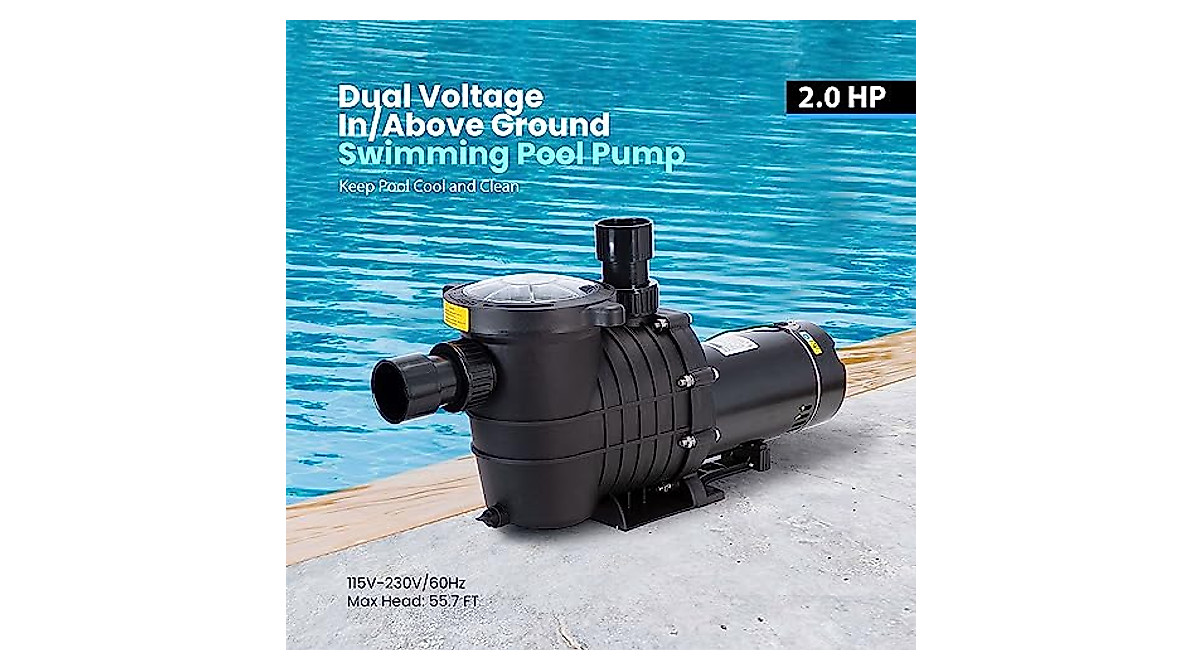 VIVOHOME 2.0 HP Pool Pump: Efficient & Durable Performance